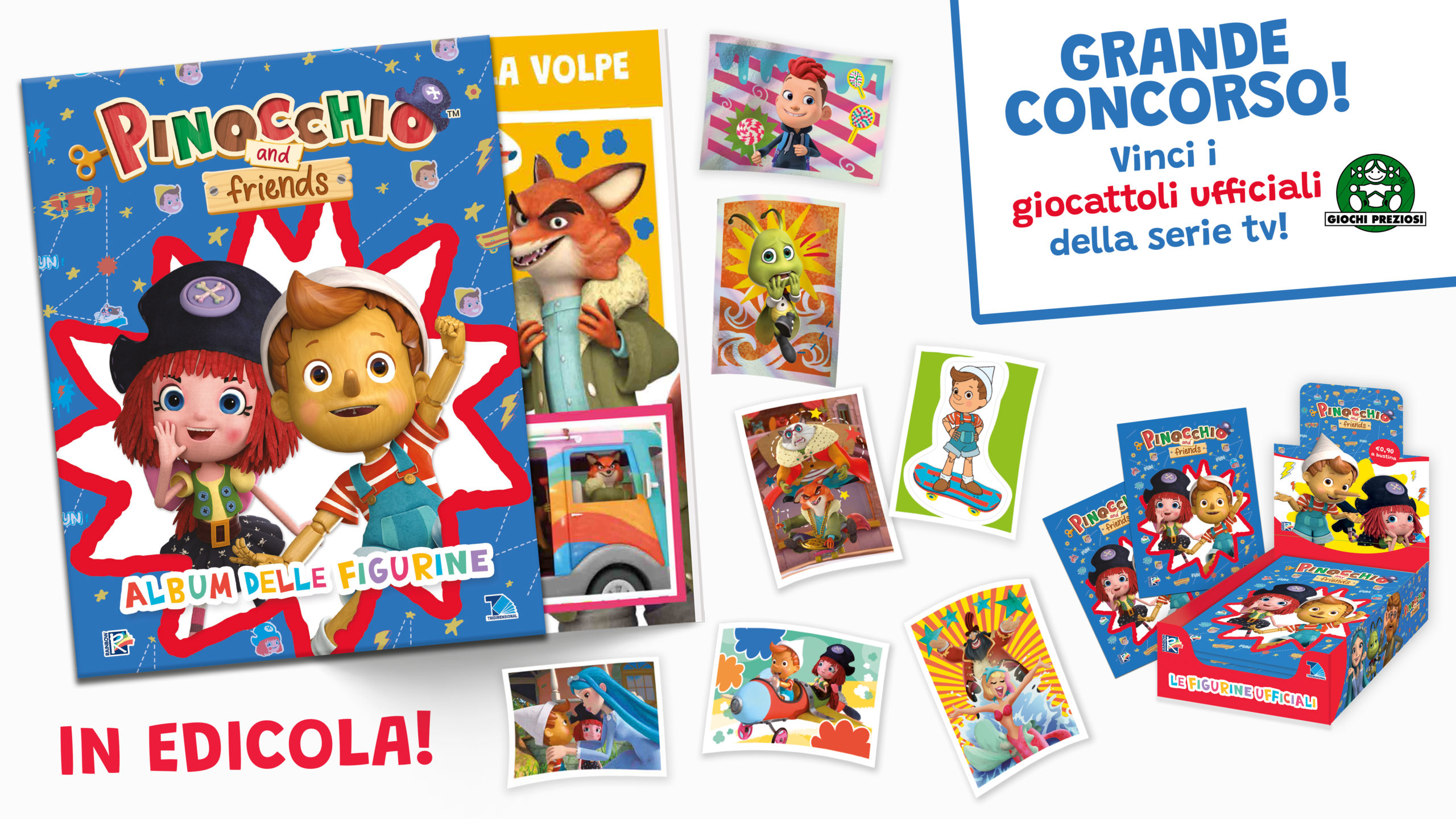 La nuova collezione ufficiale di figurine Pinocchio and Friends ...