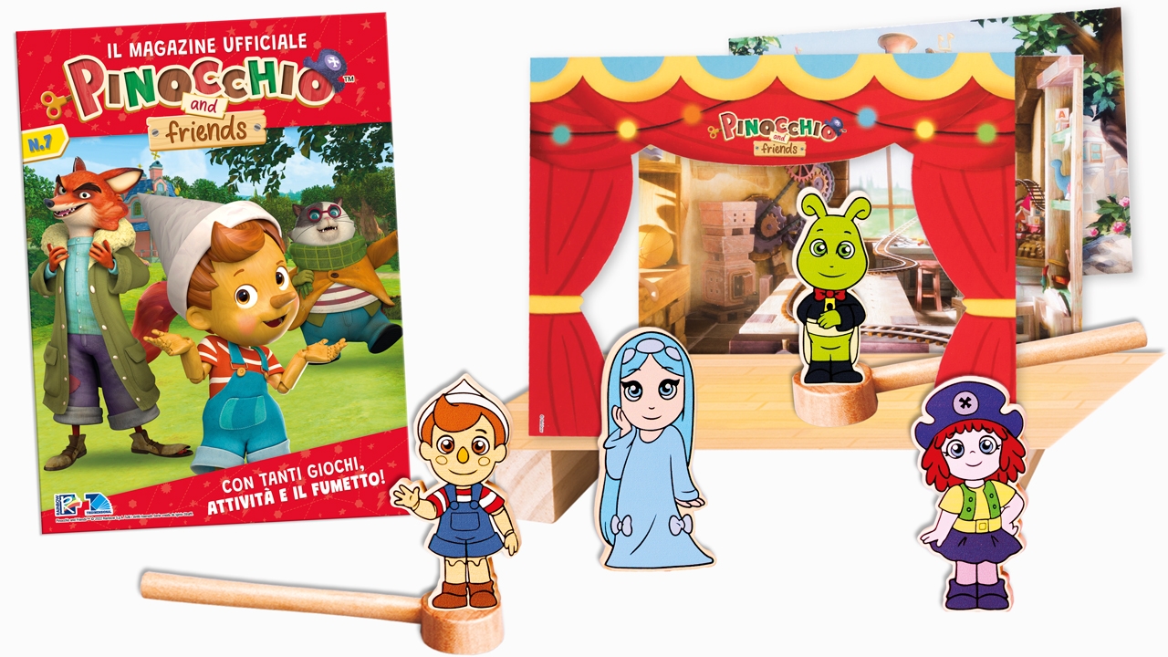 Il magazine ufficiale con il teatrino di legno! - Pinocchio and Friends
